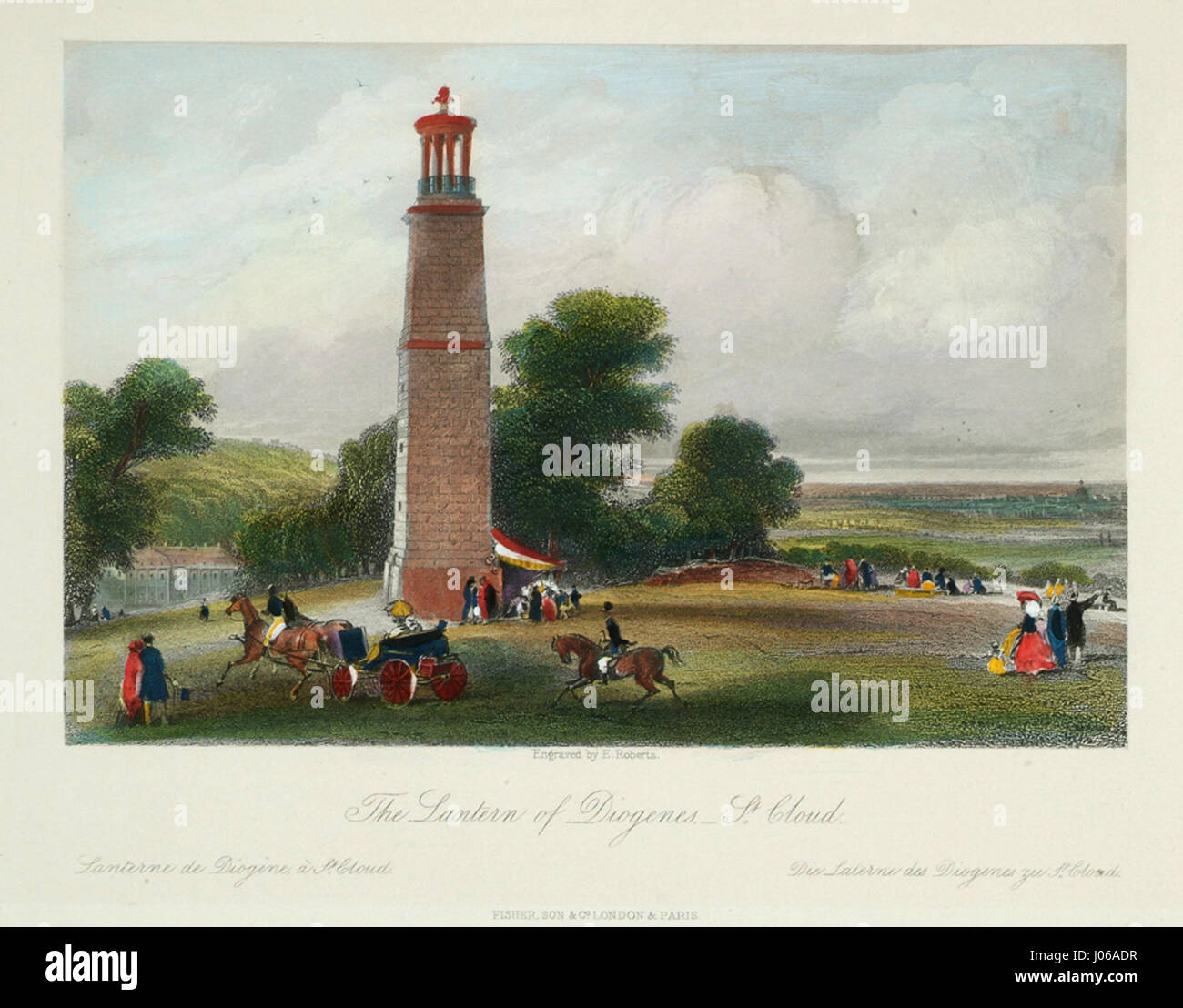 'Lanterne Démosthène' is a French artwork depicting the philosopher ...