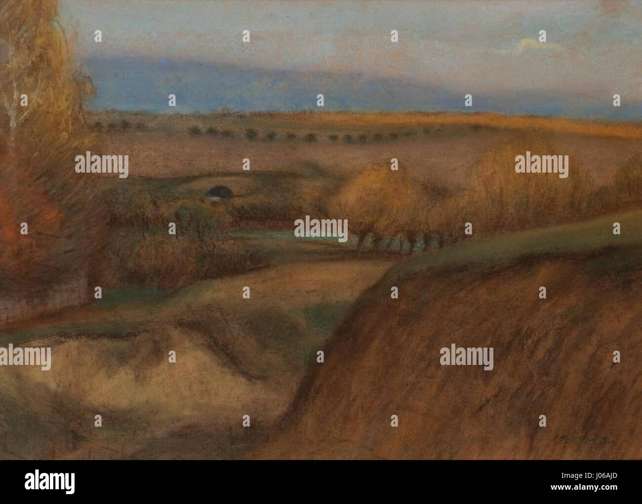 Rippl-Rónai's 'Landscape' is a notable example of Hungarian post ...