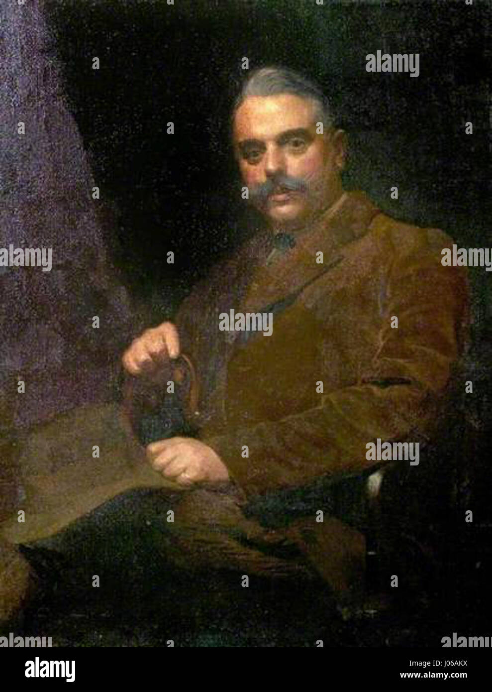 Alfred E. Goodey (1878–1945) created this portrait of Ernest Townsend ...