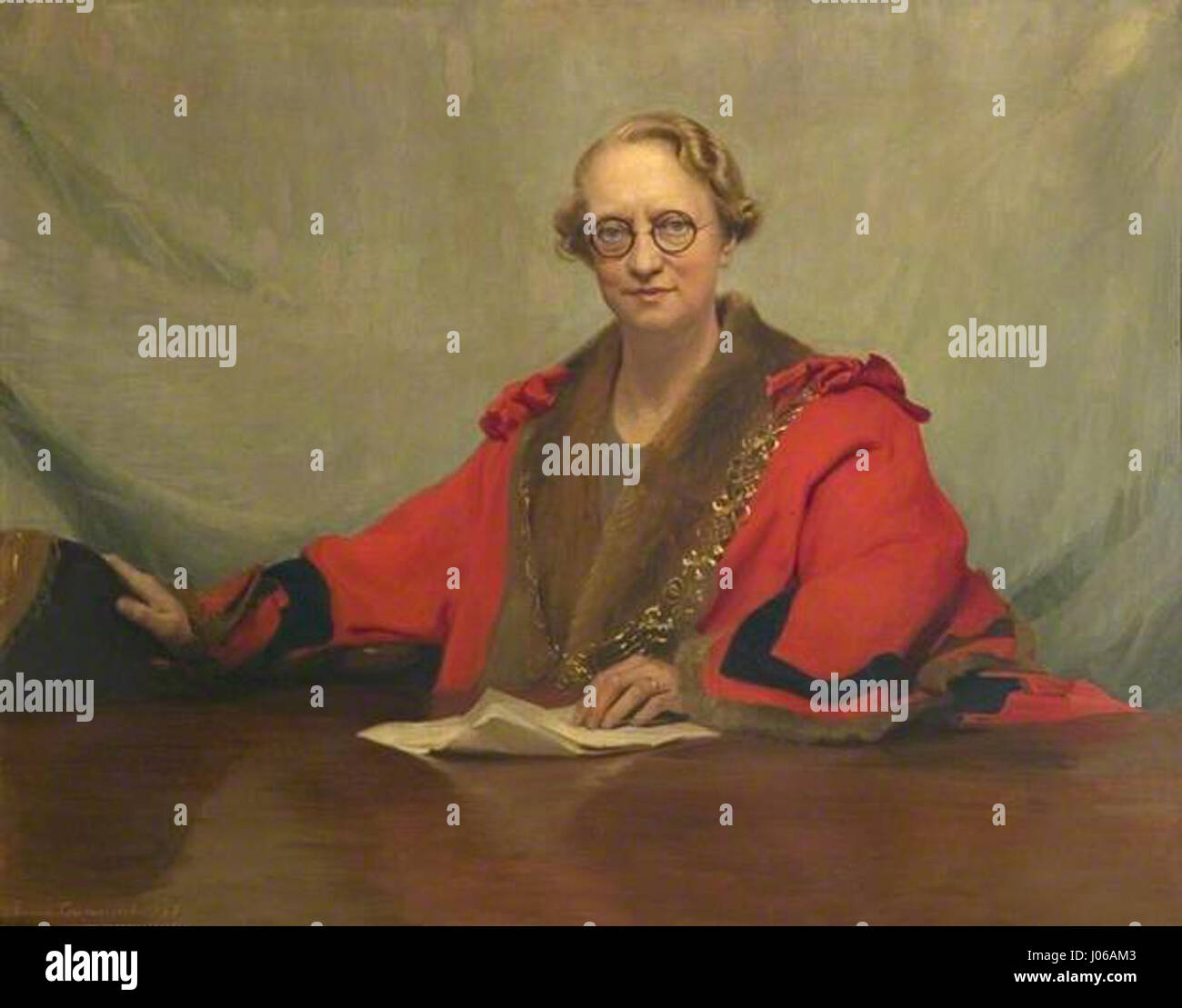 This portrait commemorates Mrs. Elizabeth Petty (1875–1947) and Ernest ...