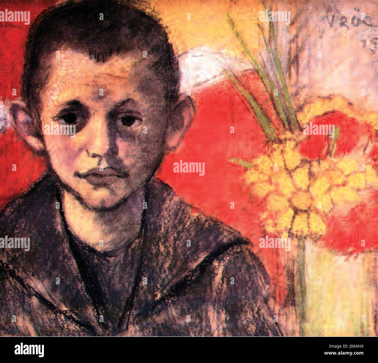 This portrait by Hungarian artist Rippl-Rónai depicts Róbert Martyn ...