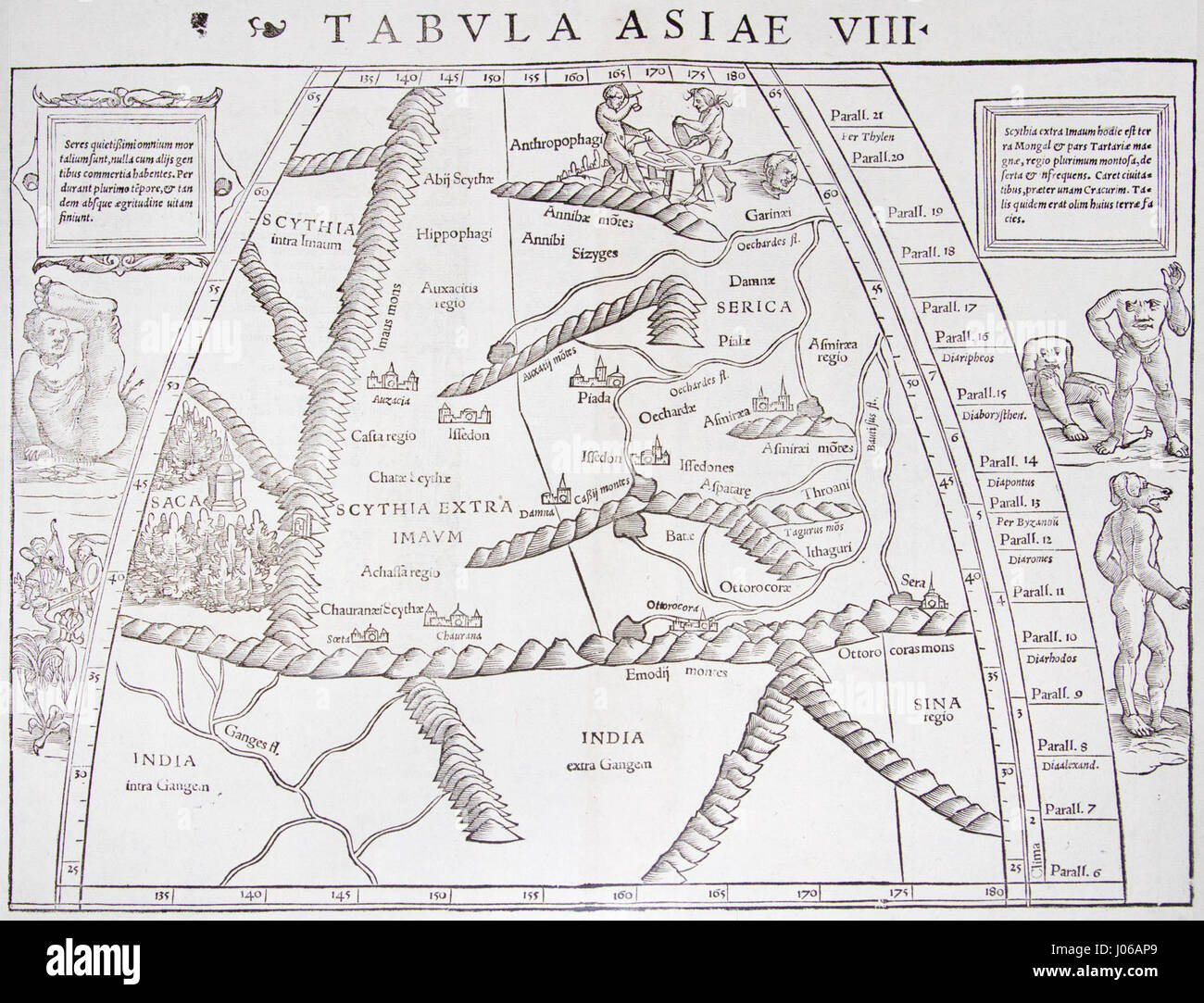 Sebastian munster map 1540 hi-res stock photography and images - Alamy