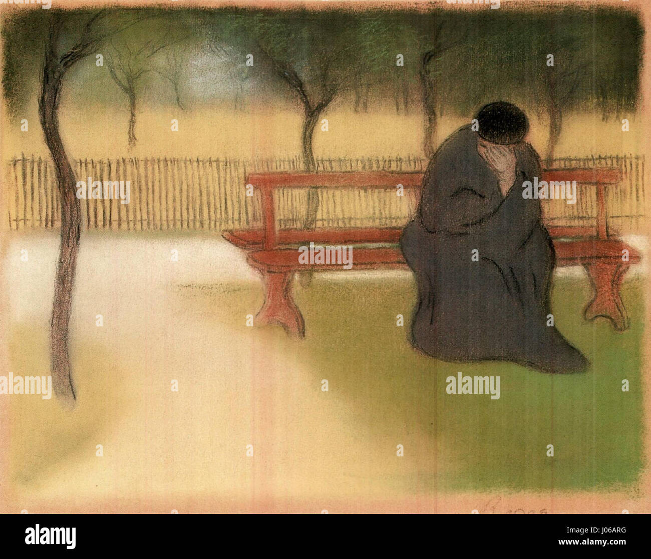 Rippl Merengo's piece from around 1892 exemplifies his style and focus ...