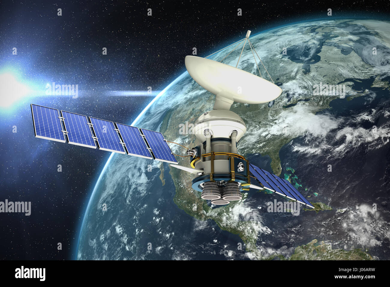 Earth Resources Technology Satellite High Resolution Stock Photography ...