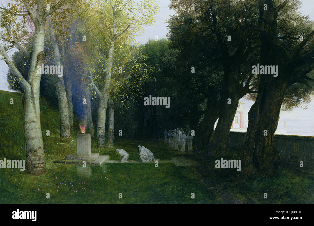 Arnold Bocklin Work Of Art High Resolution Stock Photography and Images ...