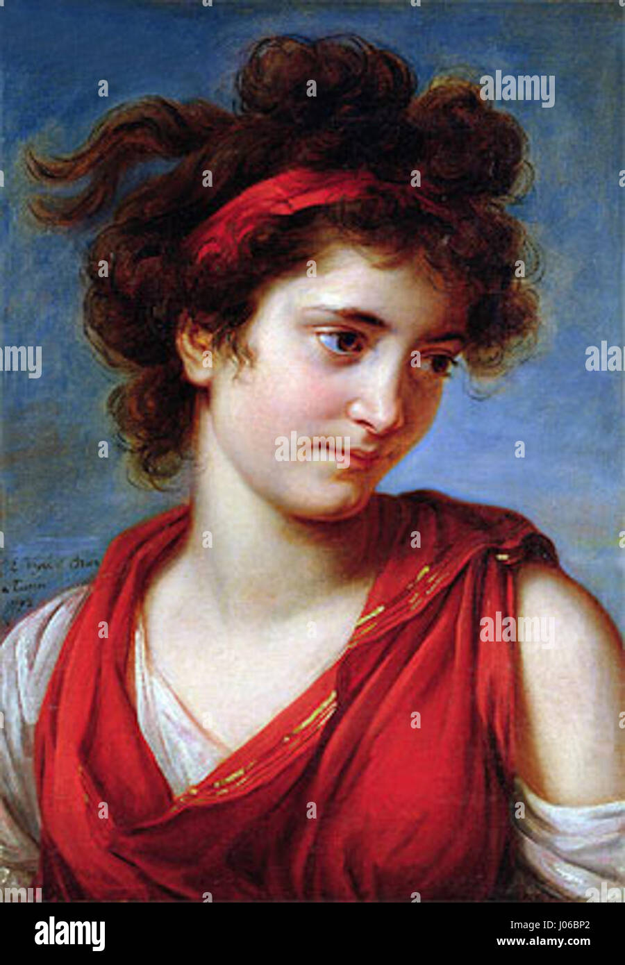 This portrait of Marguerite Porporati by Élisabeth Vigée-Le Brun is a ...