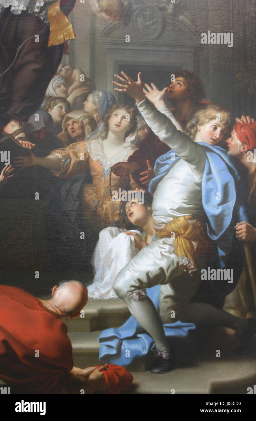 'La lévitation de Thomas de Cori' (1786) focuses on the miraculous ...