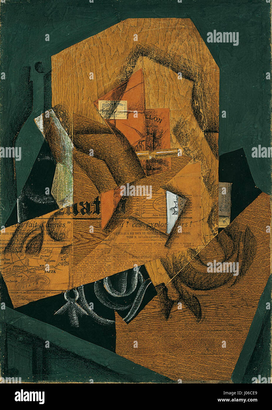 'Le paquet de café' by Juan Gris, a prominent figure in Cubism ...