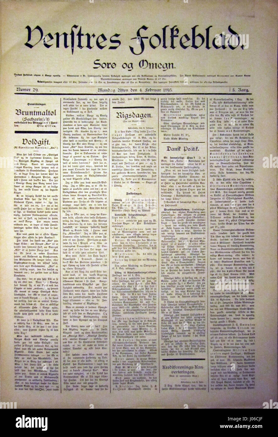 Norwegian newspaper hi-res stock photography and images - Alamy