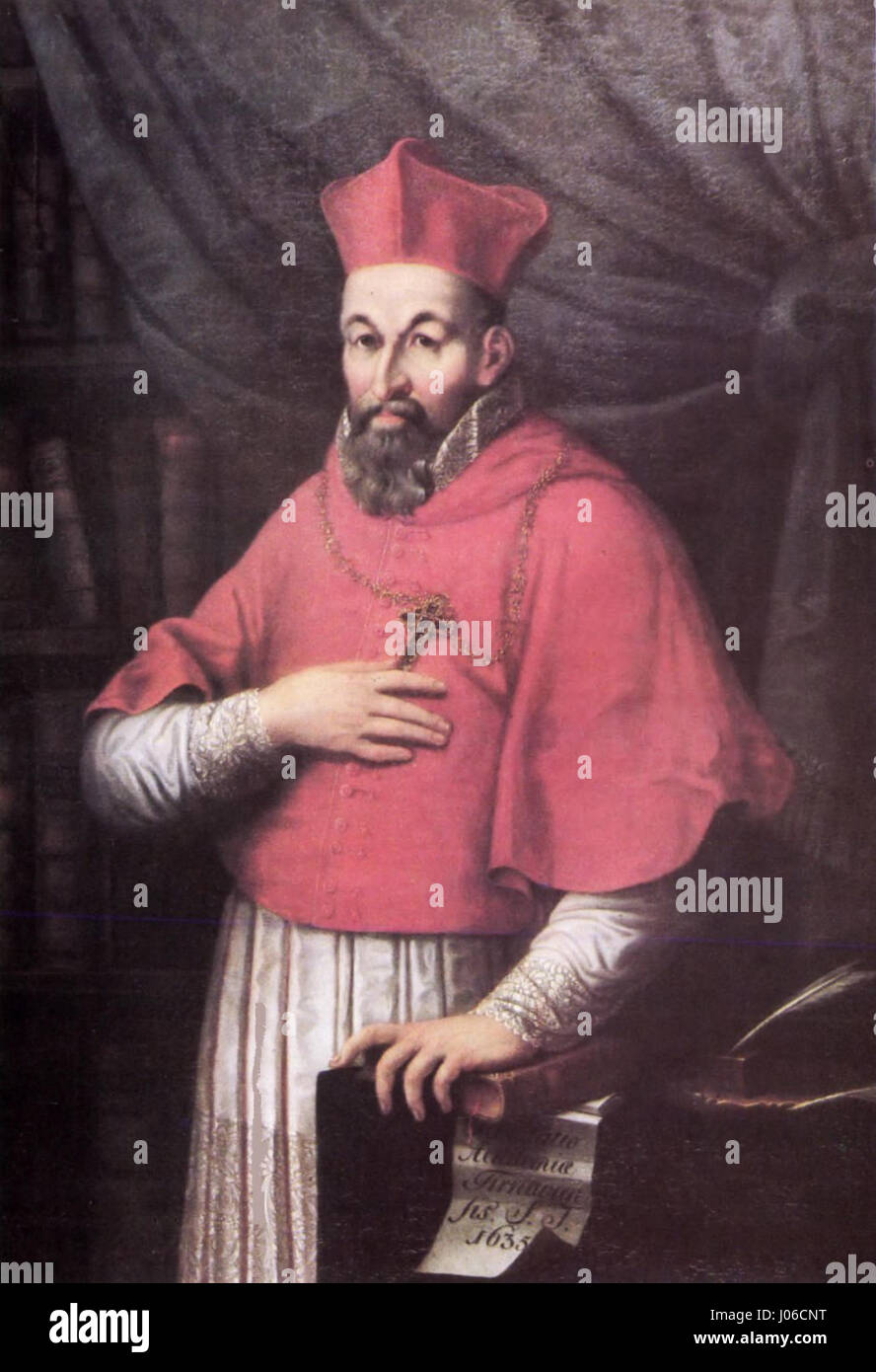 This portrait shows Péter Pázmány, a 17th-century Hungarian Jesuit ...