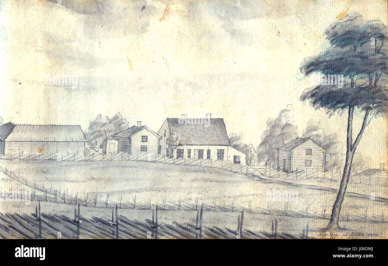 Kurstorp p† Dahl presents a scenic view of the Swedish countryside ...