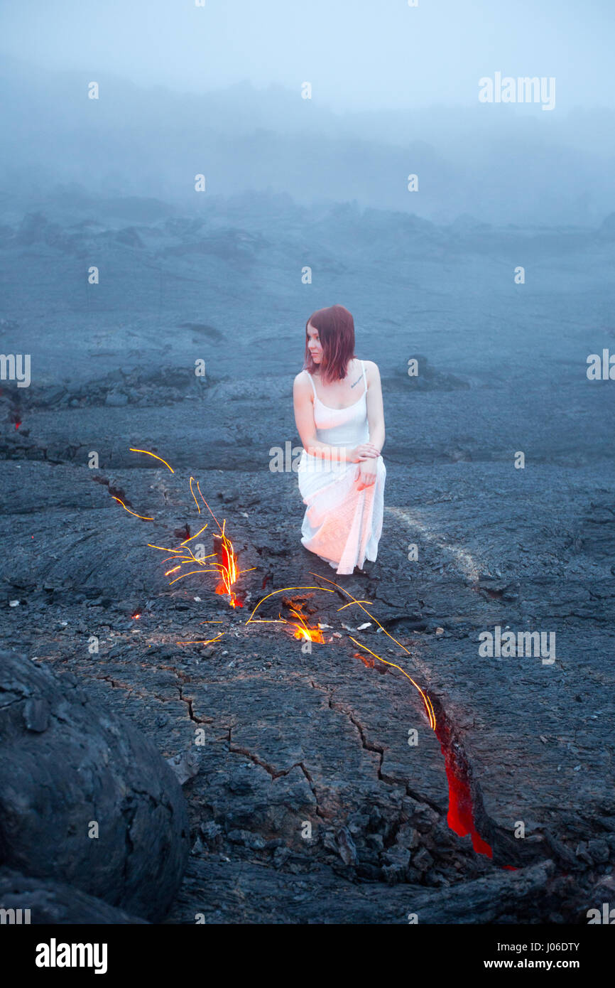 KAMCHATKA, RUSSIA: SCORCHING shots of a brave female volcano guide ...