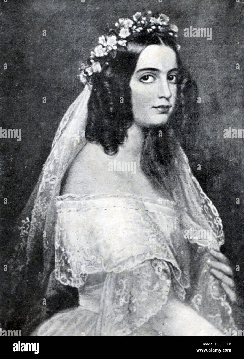 The portrait of the Duchess of Goïs from 1843 captures the aristocratic ...