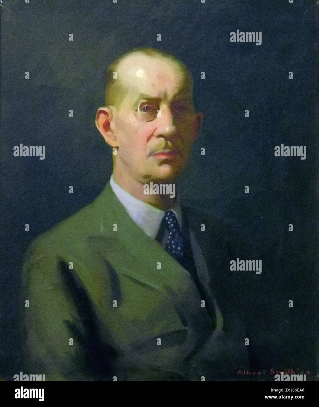 This portrait by Albert Smith depicts George Russell Clerk, an ...