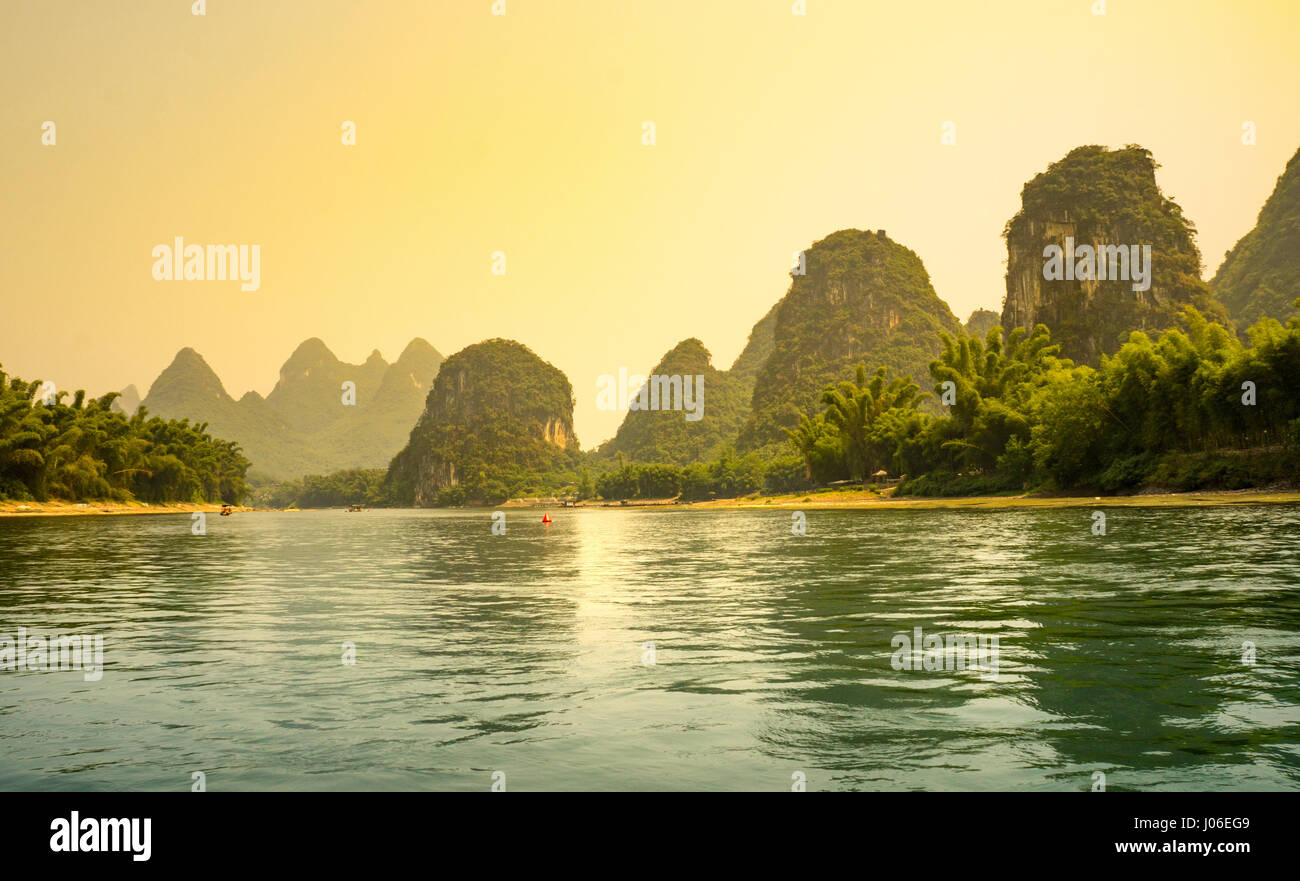 Beautiful sunset over karst hi-res stock photography and images - Alamy