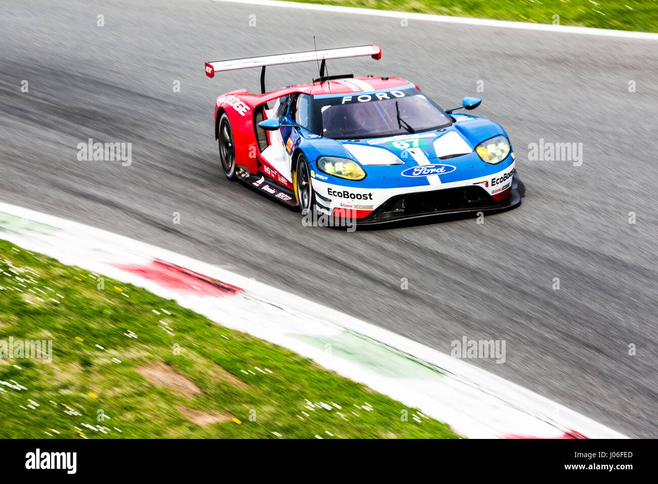 Monza, Italy - April 01, 2017: Ford GT of Ford Chip Ganassi Team ...