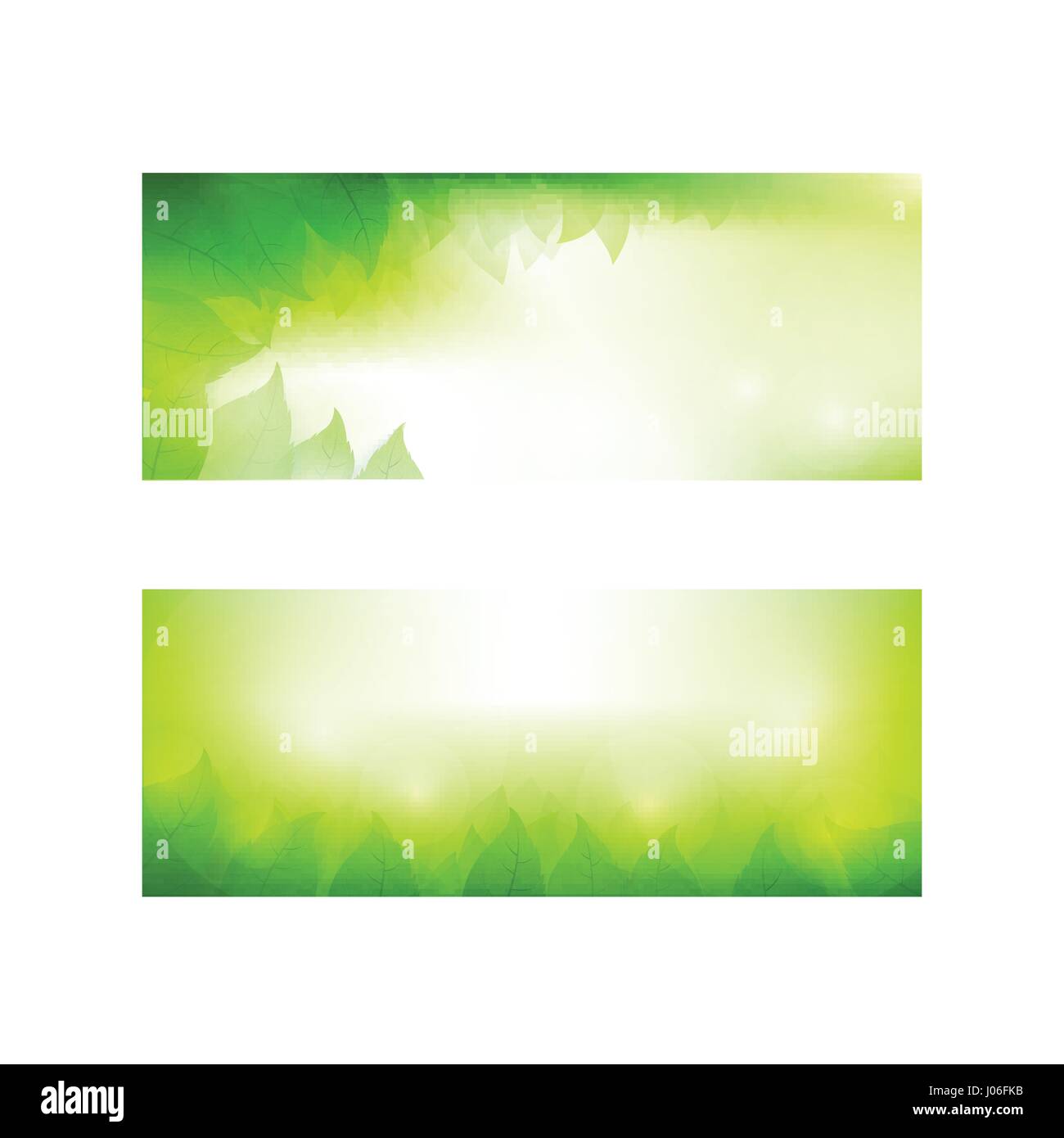 Abstract gradient green background with transparency leaf for ecology ...