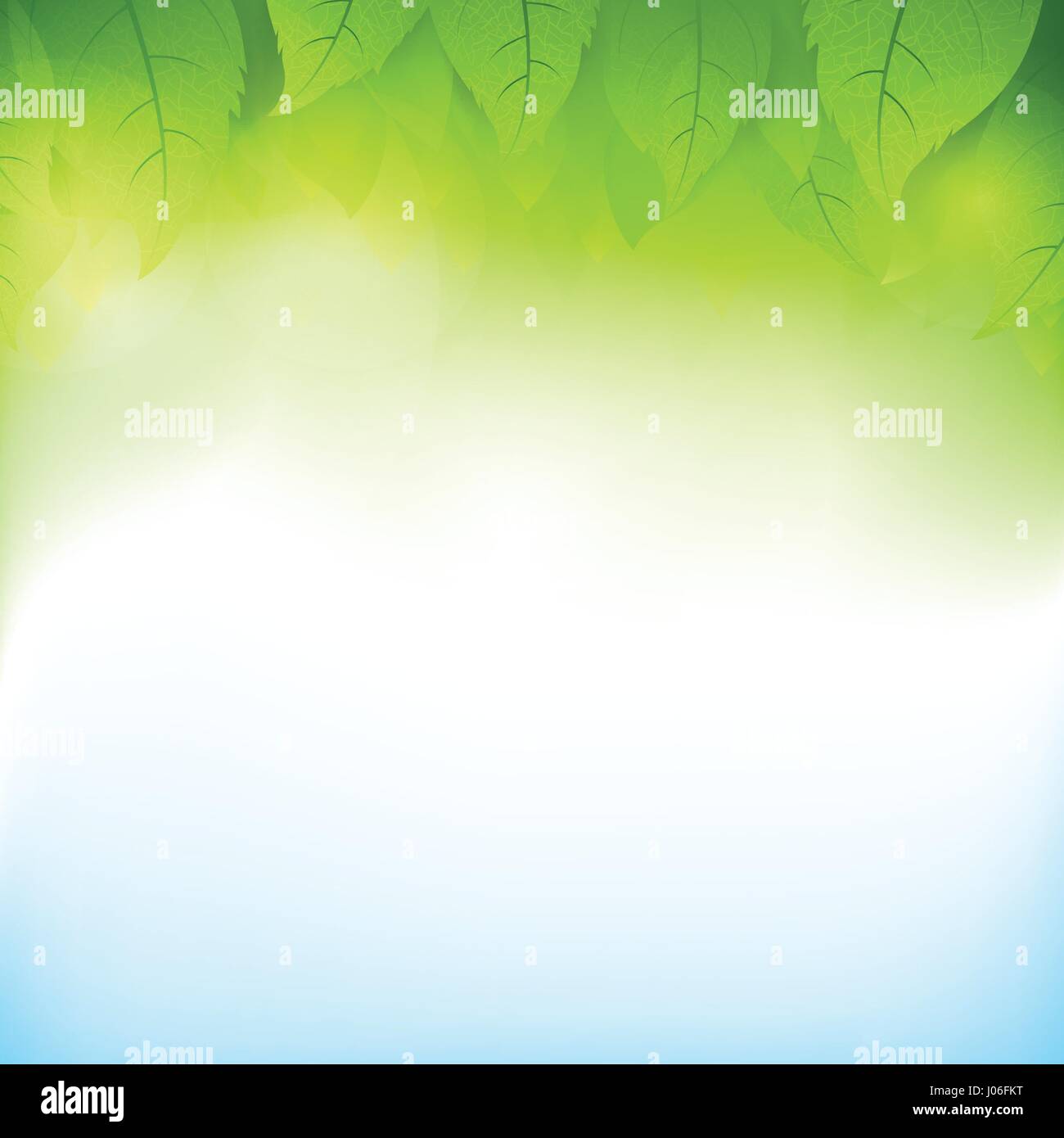 Abstract gradient green background with transparency leaf for ecology ...