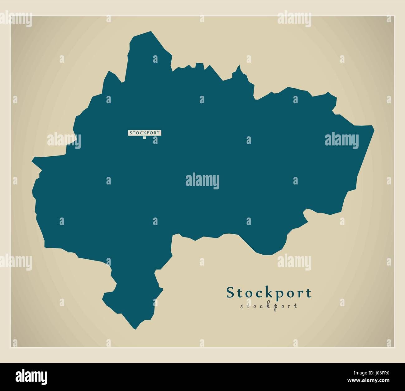 Stockport borough Stock Vector Images - Alamy