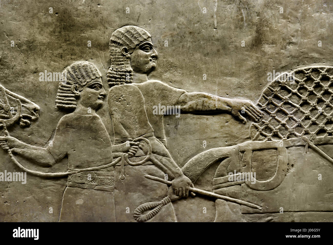 The Royal Lion hunt of King Assurbanipal from the North Palace of ...