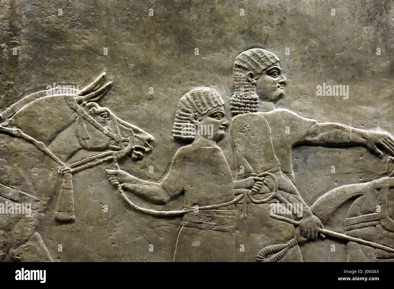 The Royal Lion hunt of King Assurbanipal from the North Palace of ...