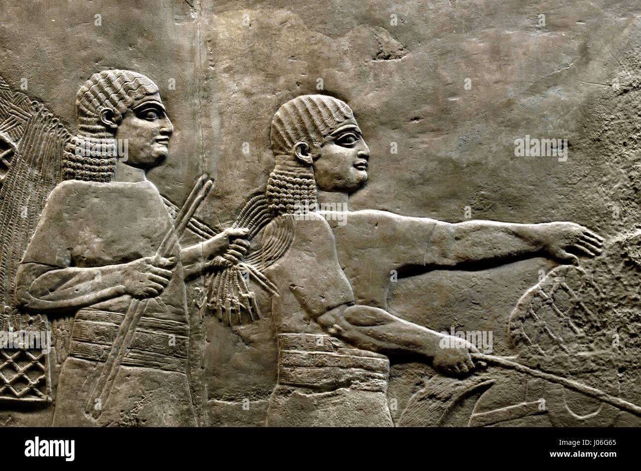 Royal lion hunt of king assurbanipal hi-res stock photography and ...