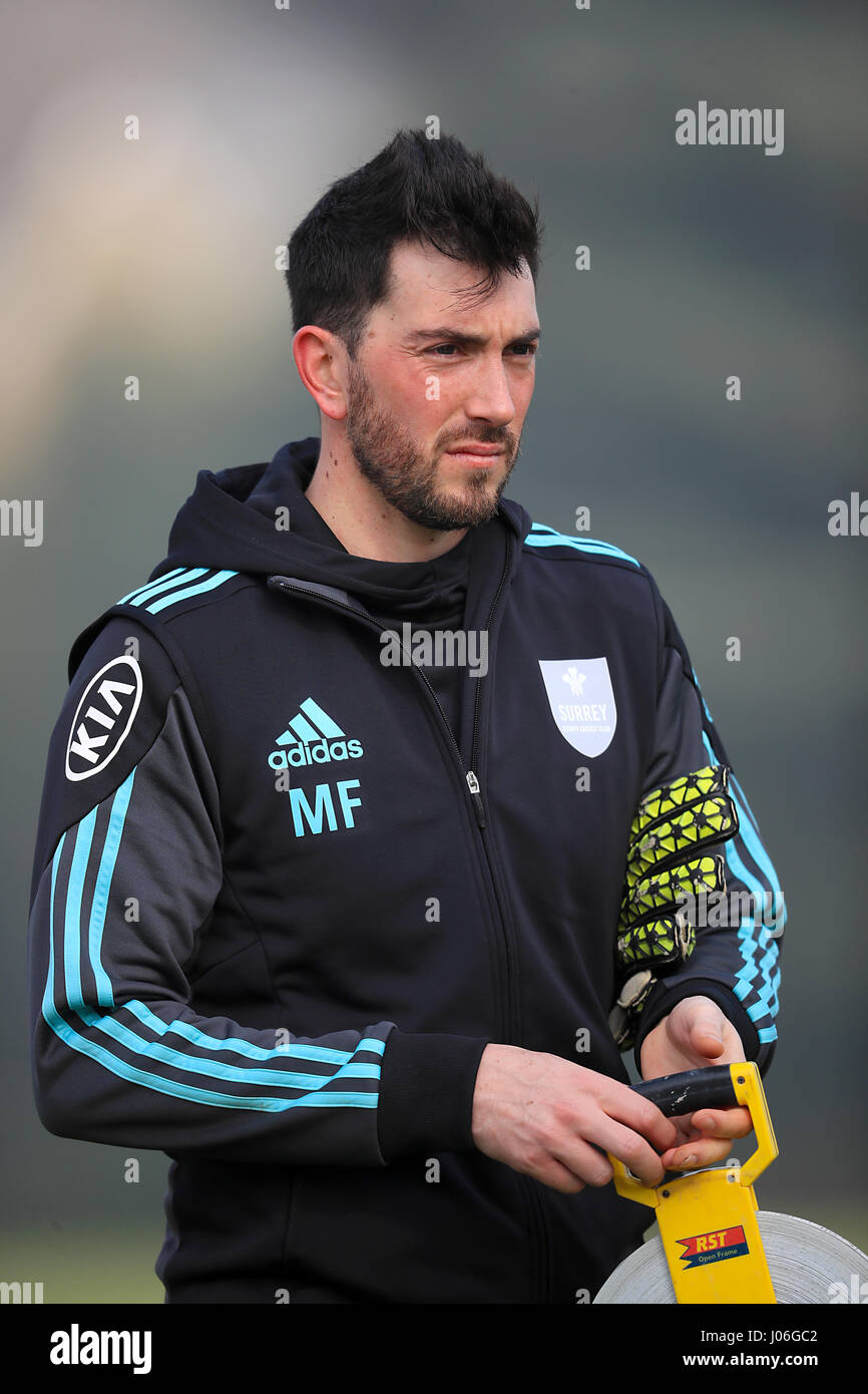 Surrey's Mark Footitt Stock Photo - Alamy