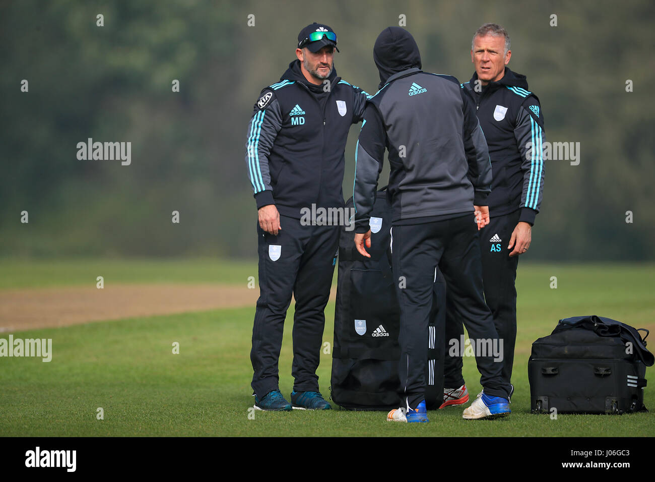 Surrey coach Michael Di Venuto (left) and Surrey Head Coach Alec ...
