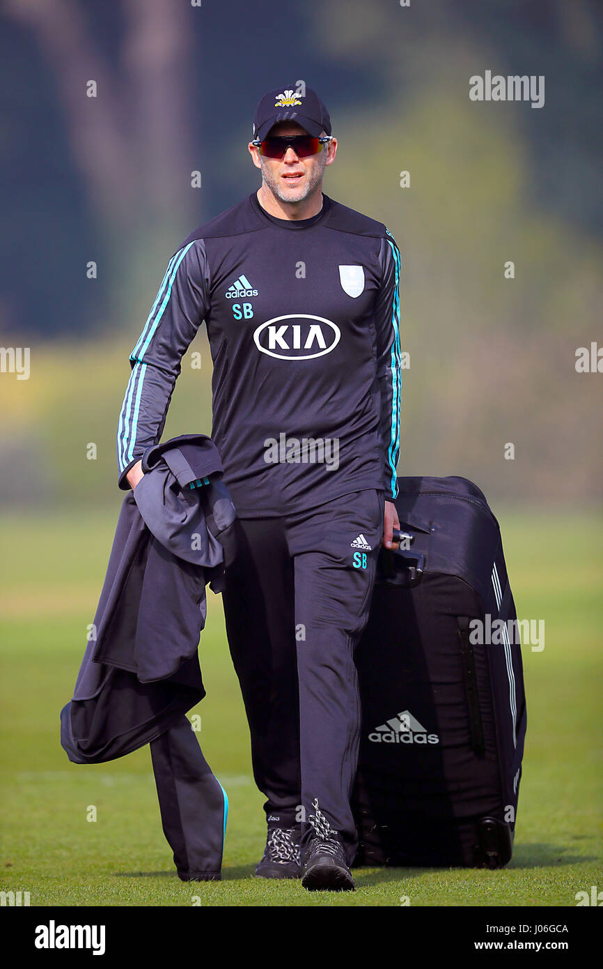 Surrey Assistant Head Coach Stuart Barnes Stock Photo - Alamy