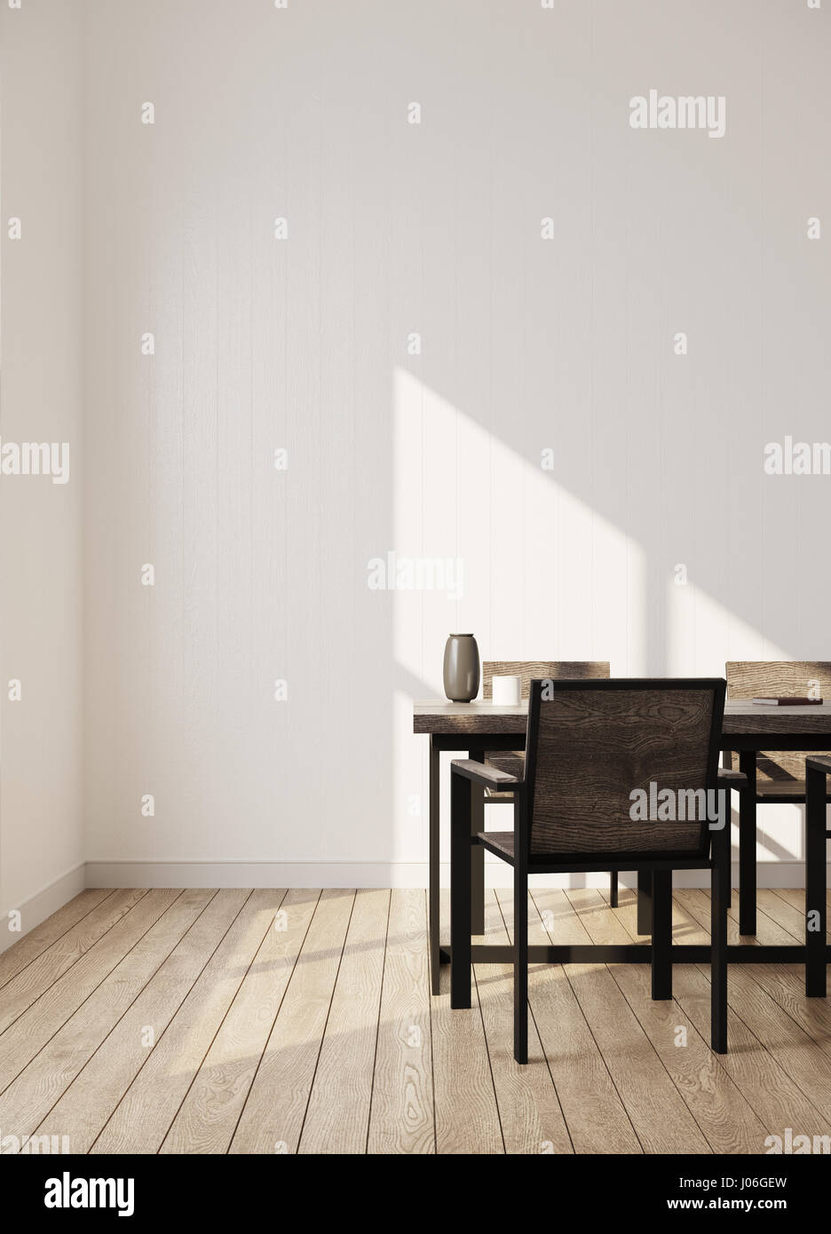simple dining room Stock Photo - Alamy