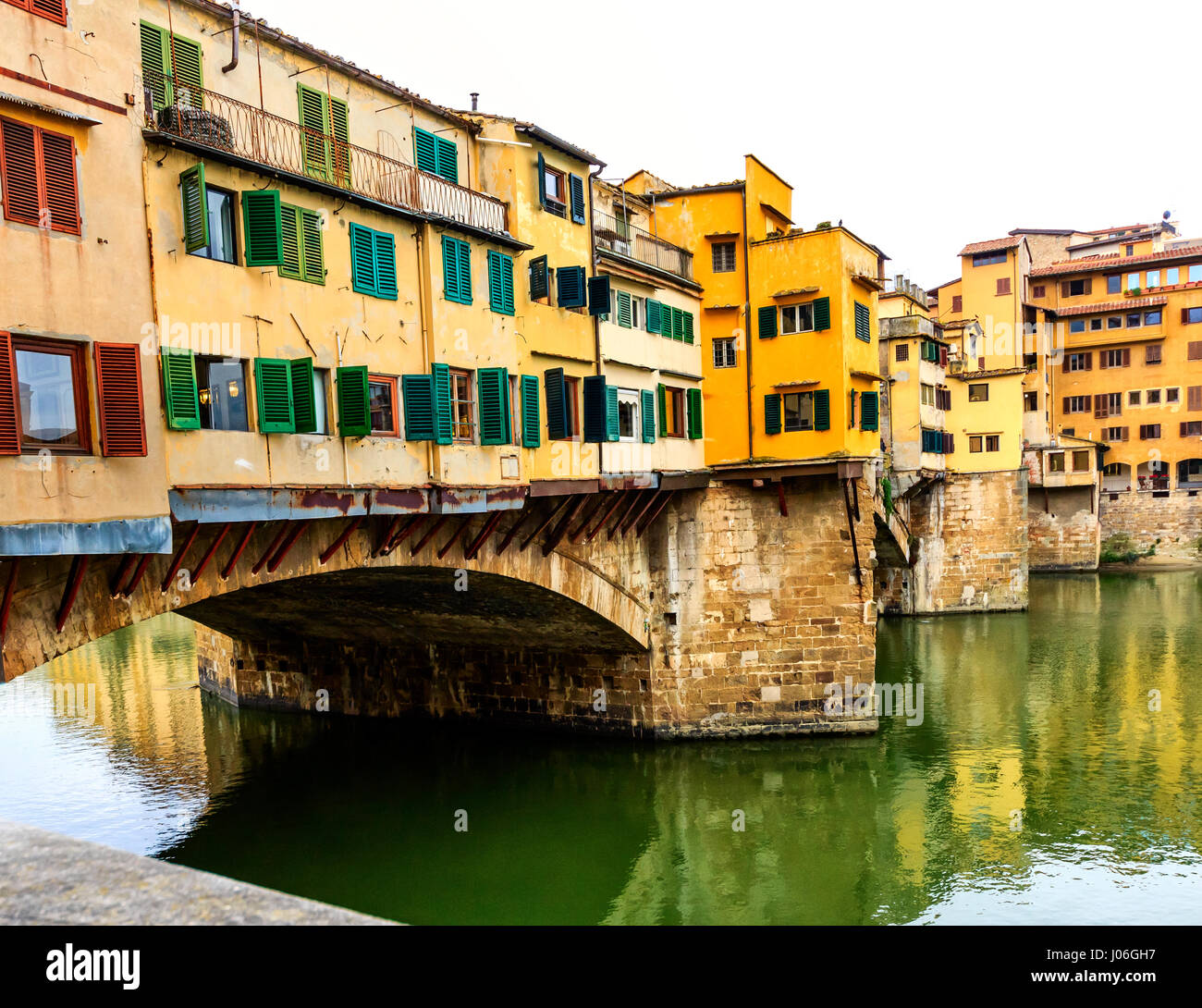 Ponte Vecchio Bridge (Old Bridge) in Italy - is the most famous bridge ...