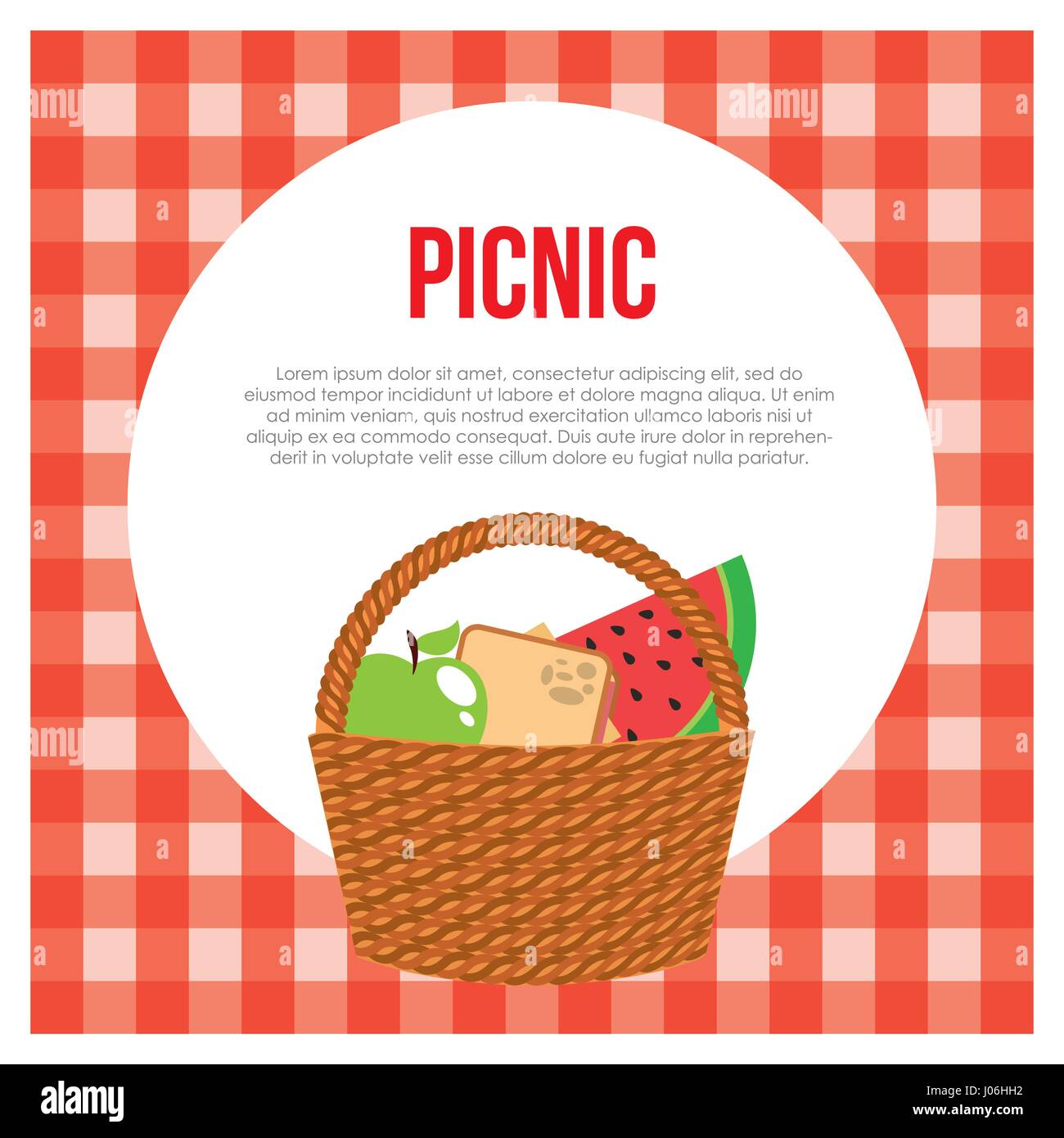 picnic concept design Stock Vector Image & Art - Alamy