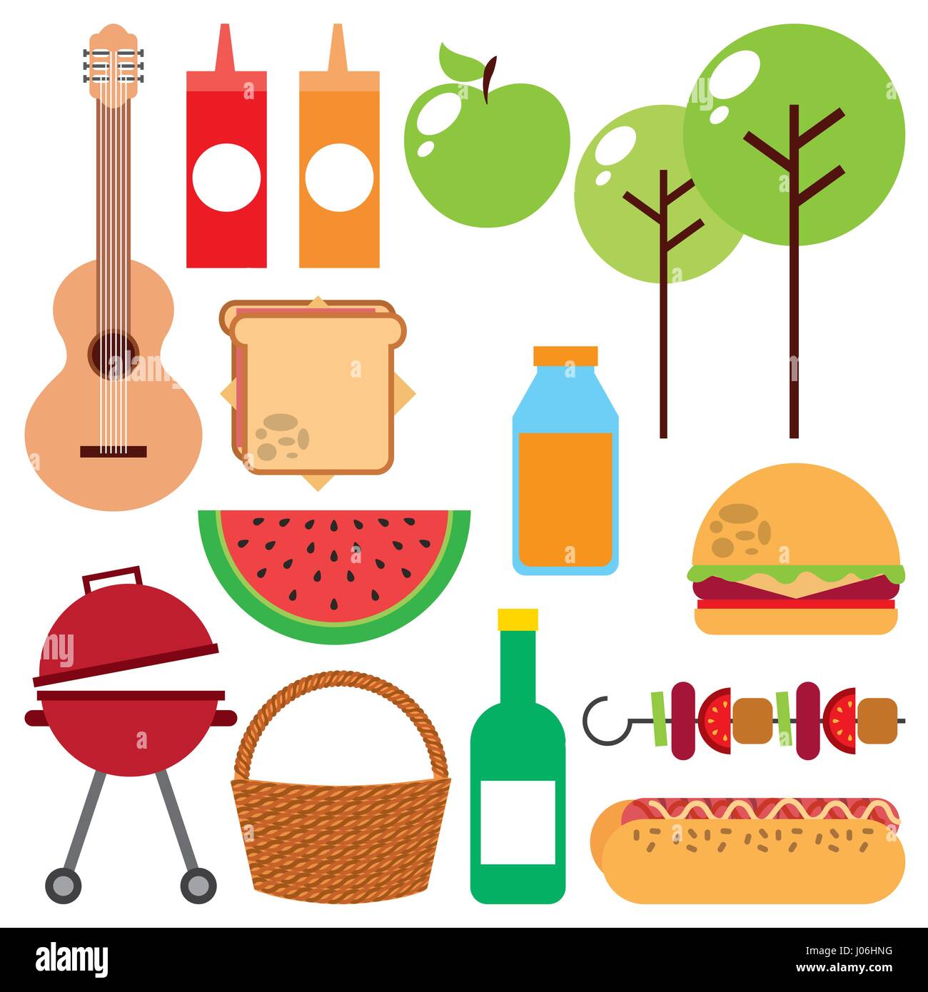 picnic concept design Stock Vector Image & Art - Alamy