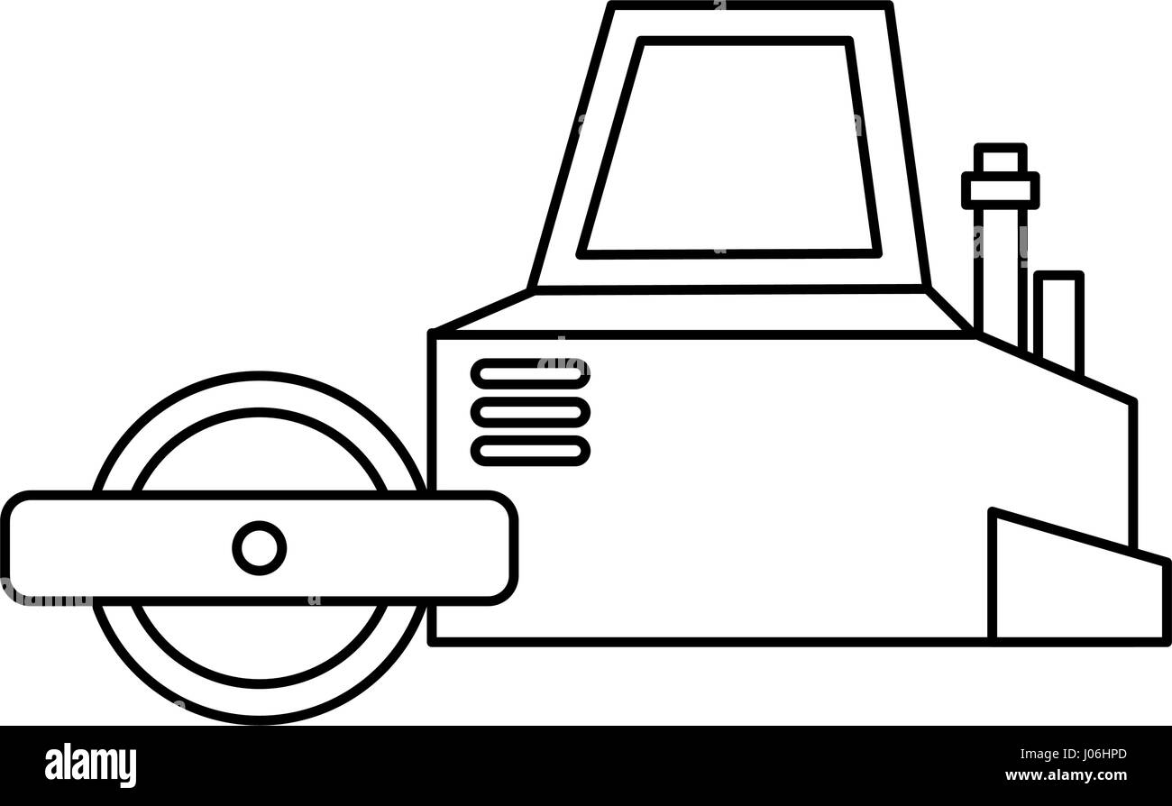 Flattening machine Stock Vector Images - Alamy