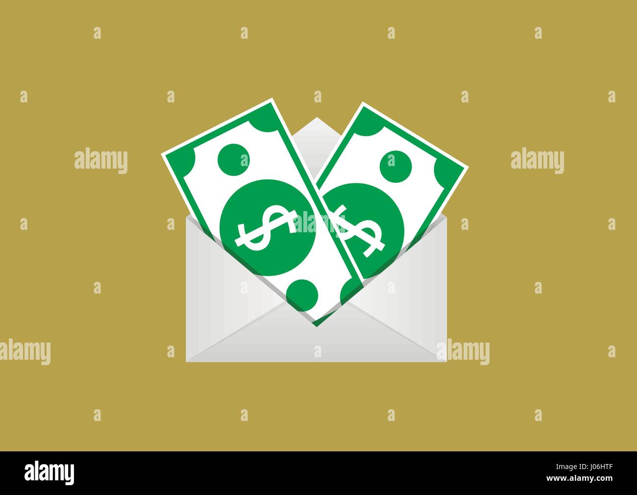 Paper dollar bills on Stock Vector Images - Alamy