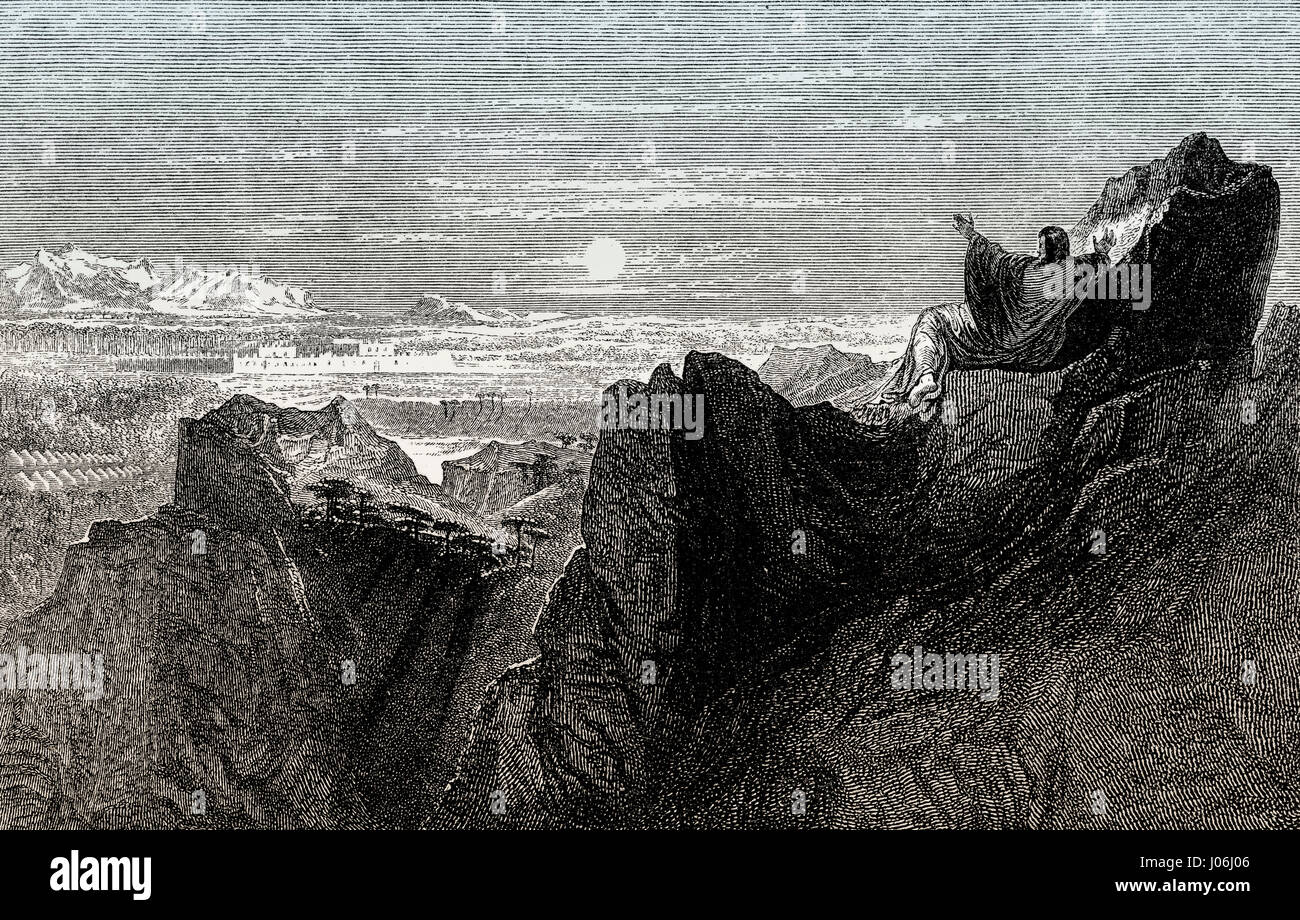 The Death of Moses, Old Testament, Hebrew Tanakh Stock Photo - Alamy