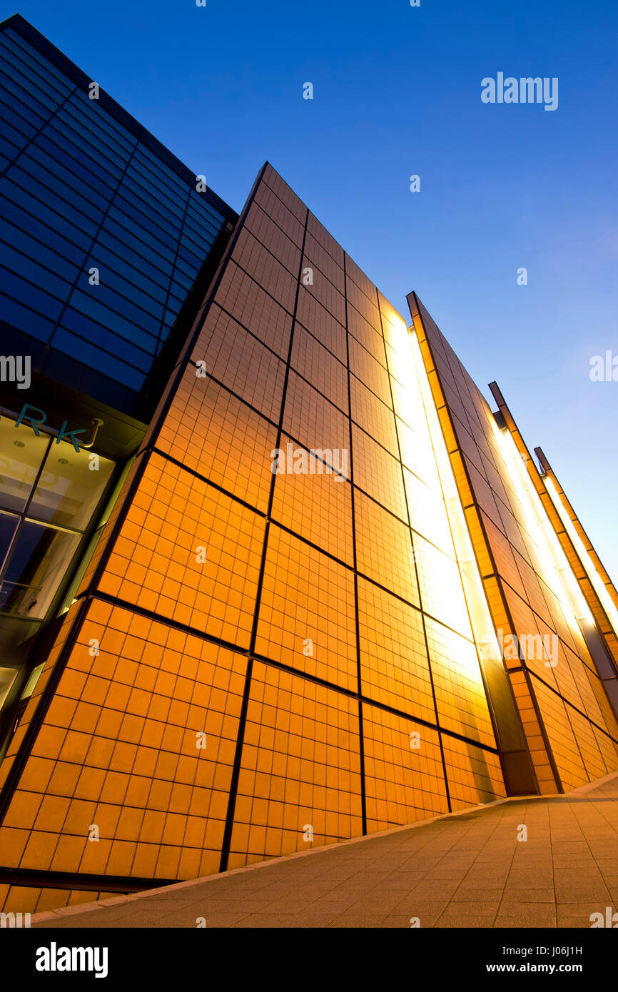 Drake Circus Shopping Mall in Plymouth, Devon, UK just after sunset ...