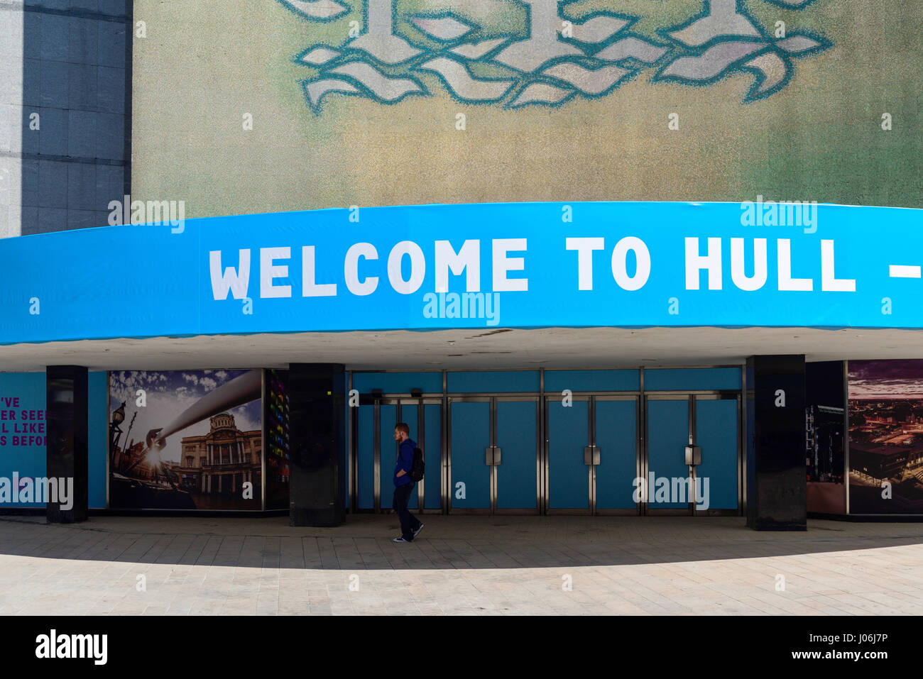 Sign welcome hull city culture hi-res stock photography and images - Alamy