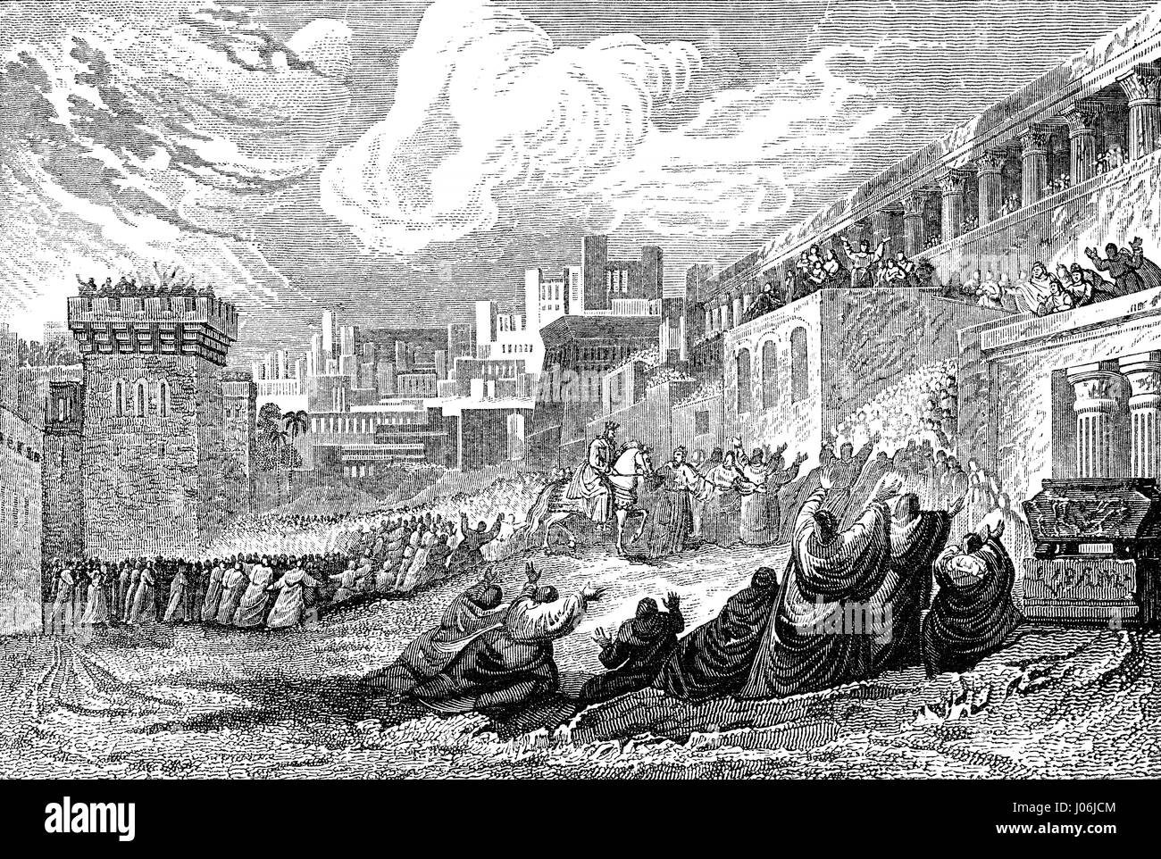 The Triumph of Mordecai, Book of Esther, Old Testament, Hebrew Tanakh ...