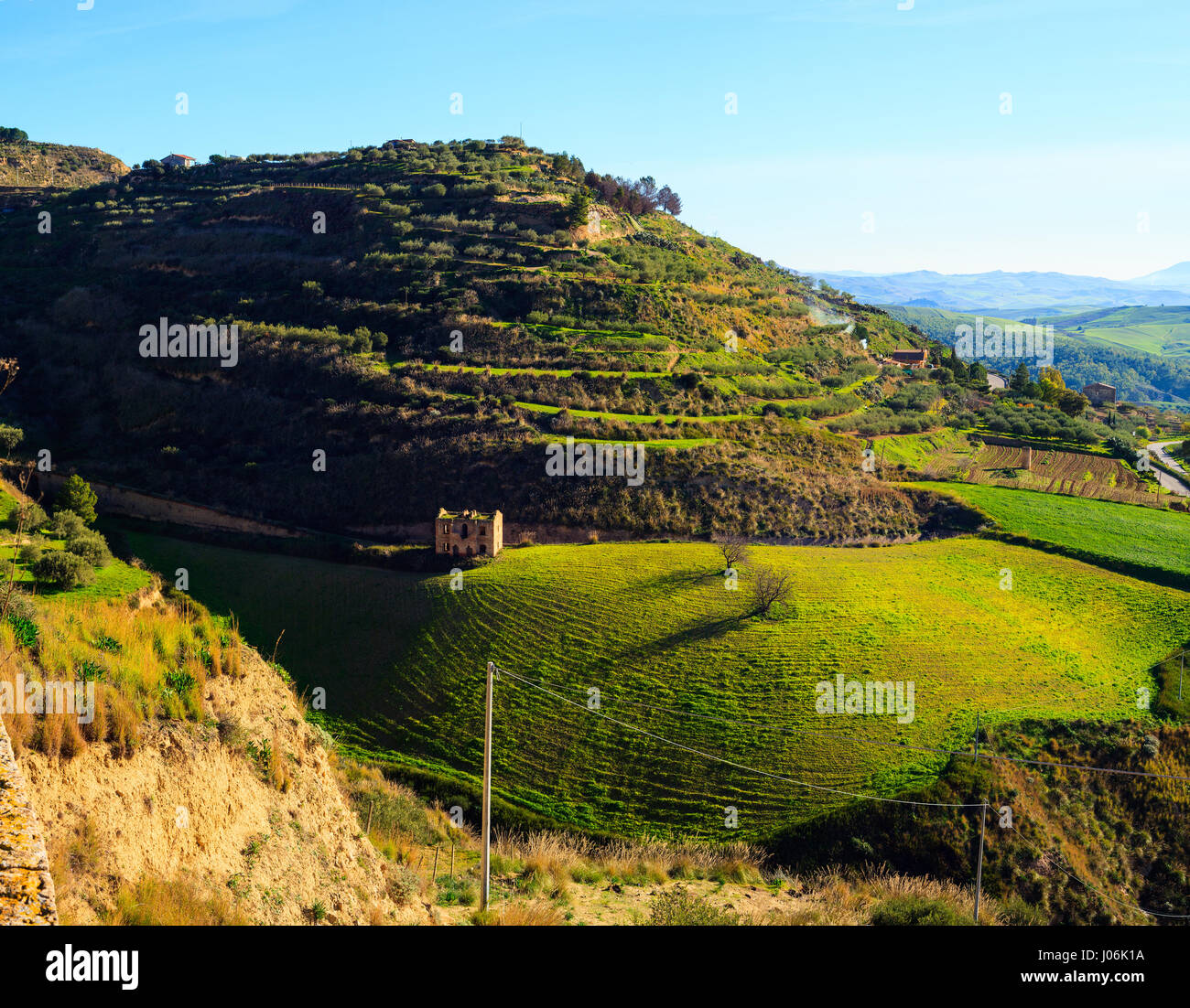 Typical sicilian countryside hi-res stock photography and images - Alamy