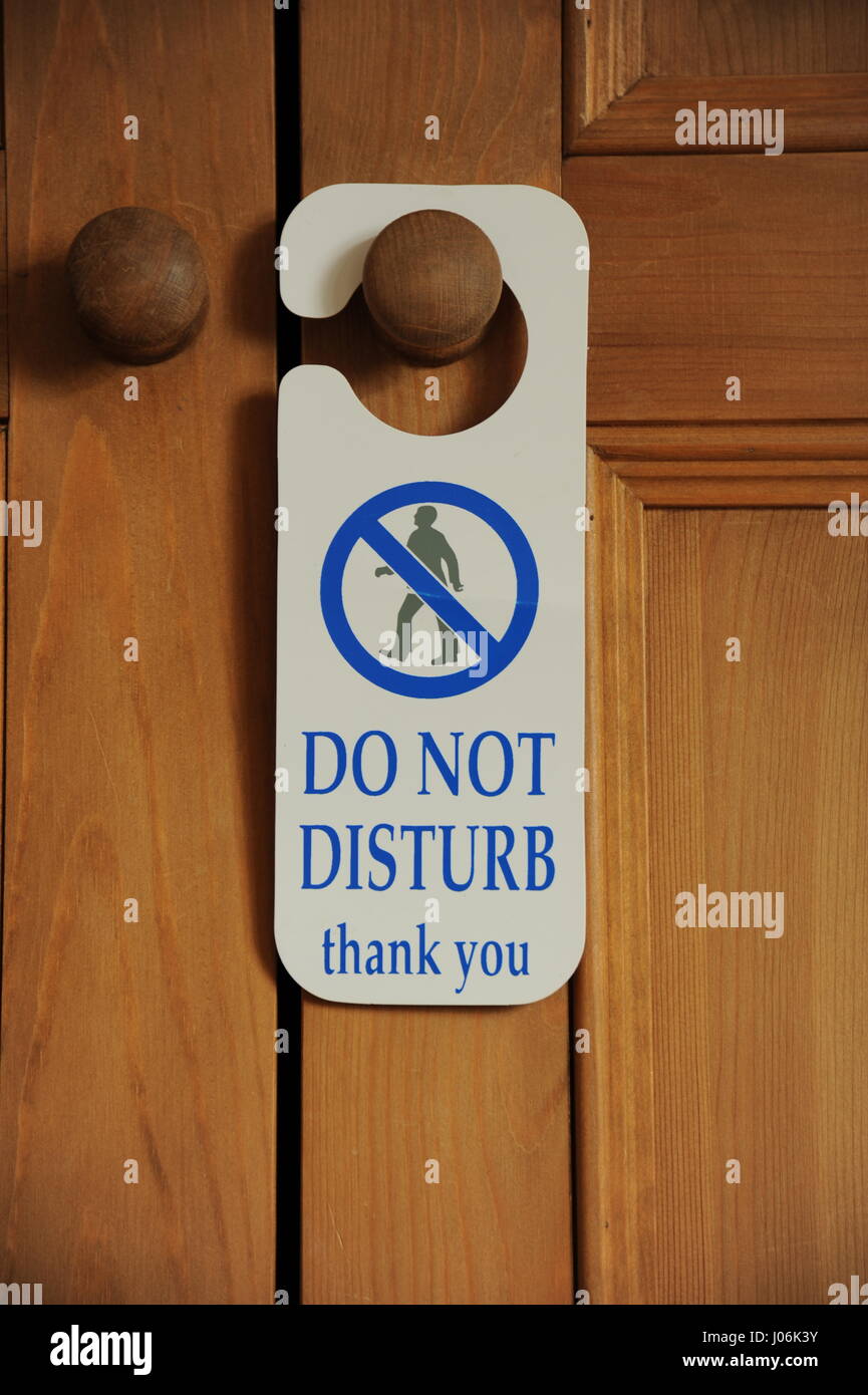 Bedroom door sign hi-res stock photography and images - Alamy