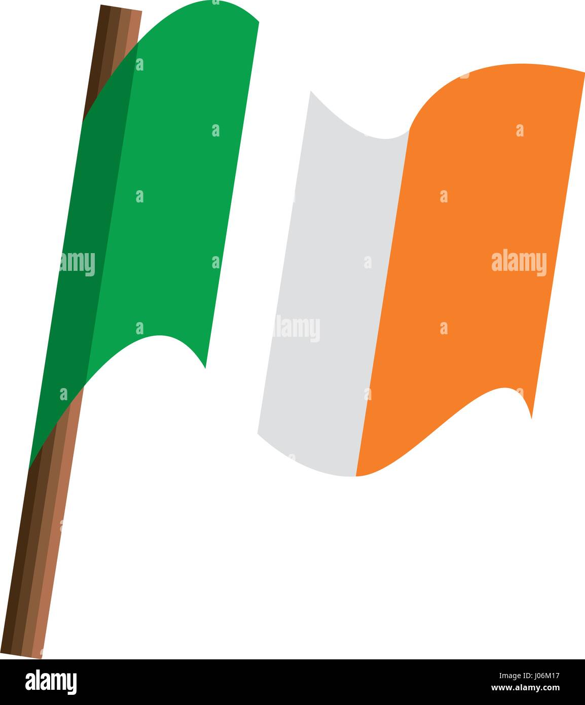 ireland country flag isolated icon Stock Vector Image & Art - Alamy