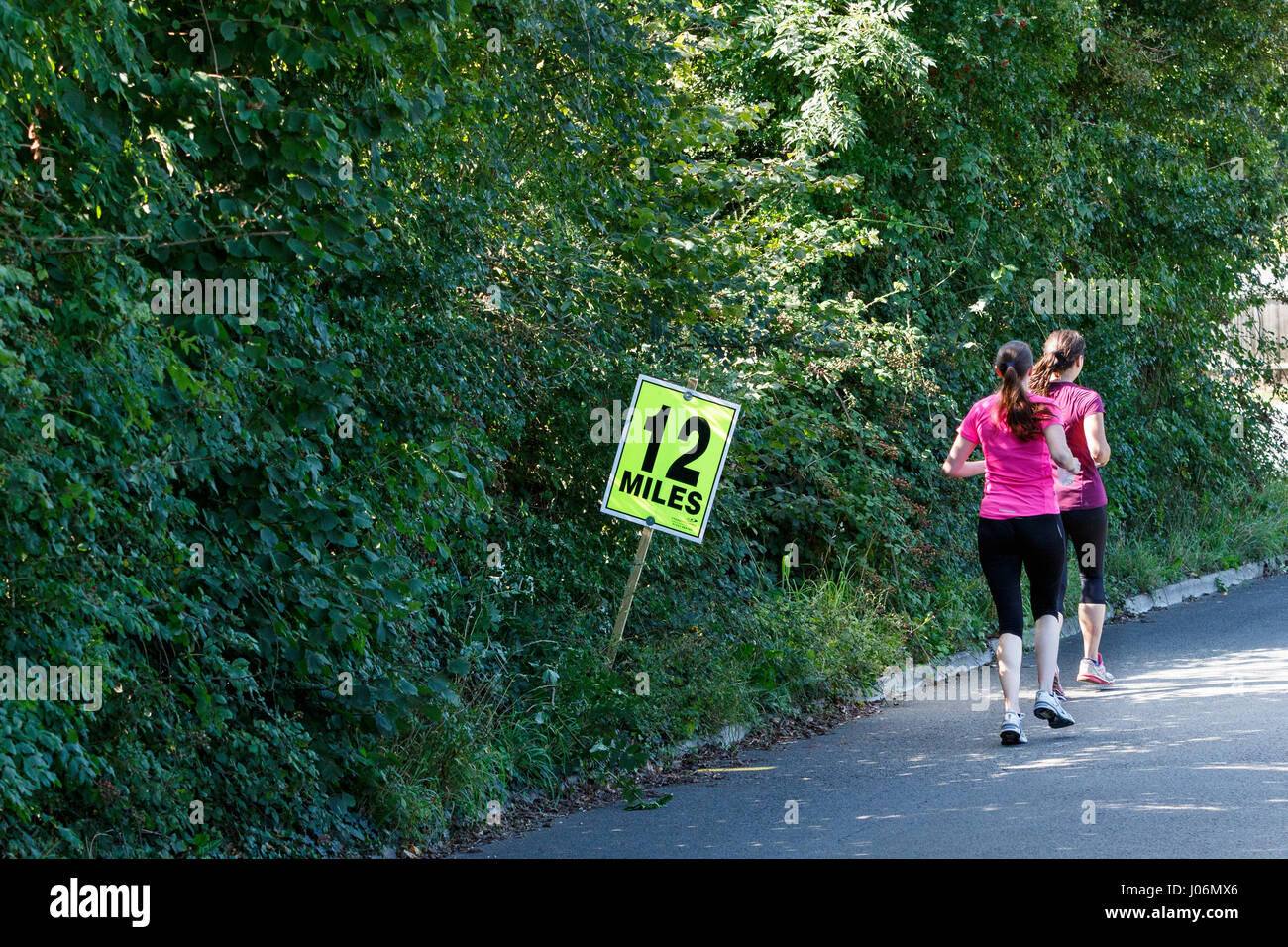 Distance marker on road hi-res stock photography and images - Alamy