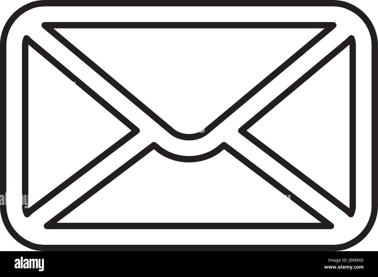 envelope mail isolated icon Stock Vector Image & Art - Alamy
