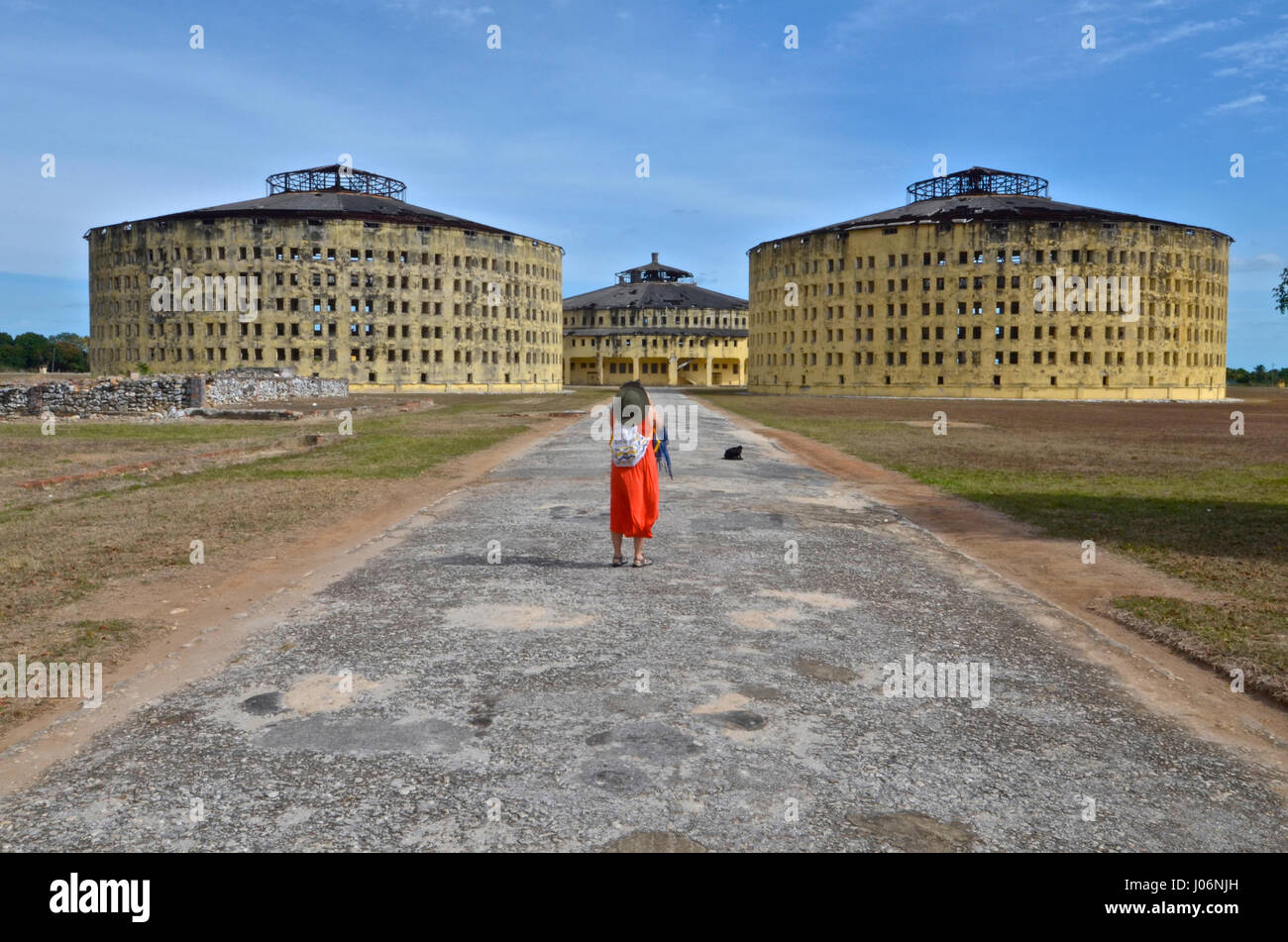The Presidio Modelo prison on the Isle of Youth, Cuba where Fidel ...