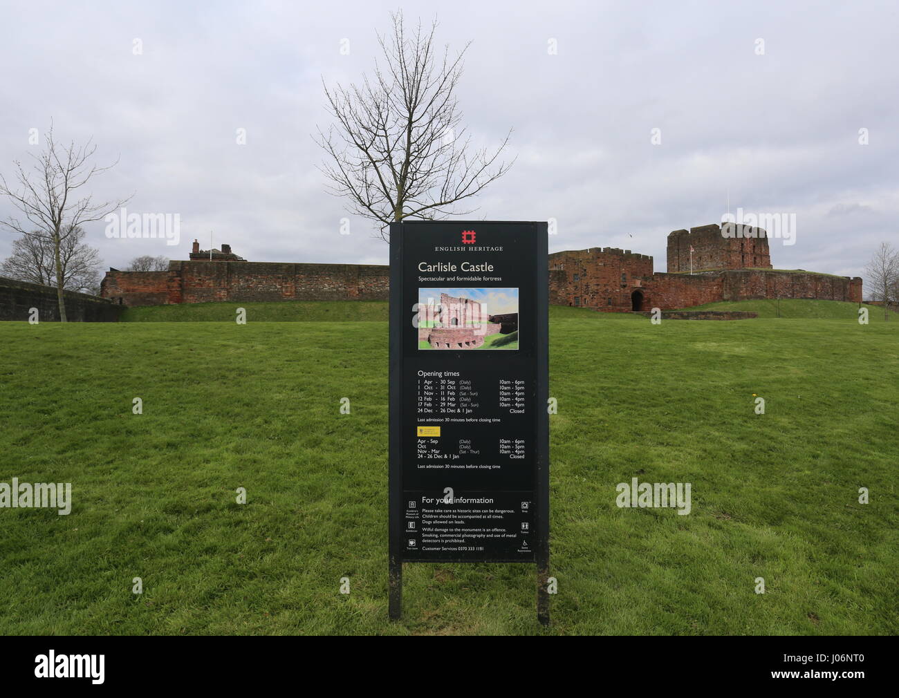 Carlisle castle cumbria hi-res stock photography and images - Alamy