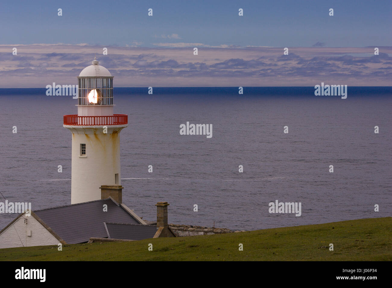 ARAN ISLAND, DONEGAL, IRELAND - Lighthouse and Atlantic Ocean ...