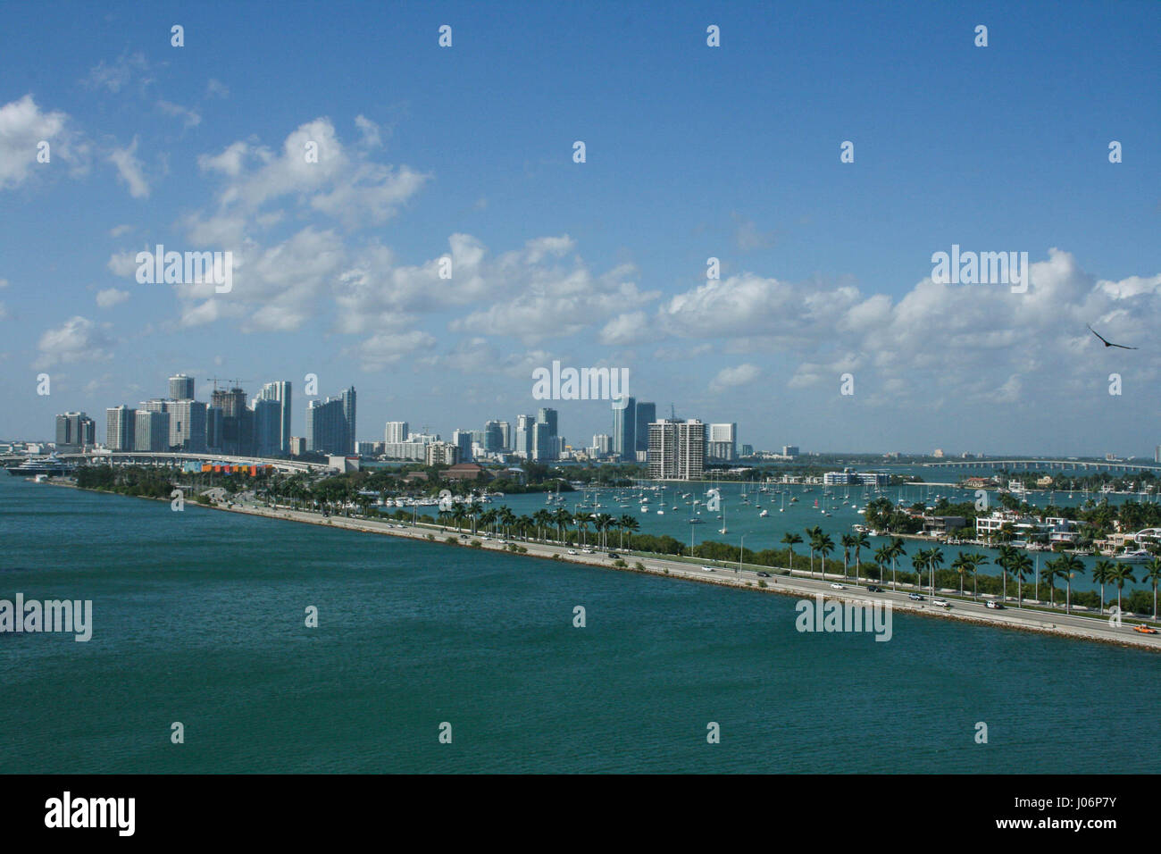 Miami view skyline hi-res stock photography and images - Alamy