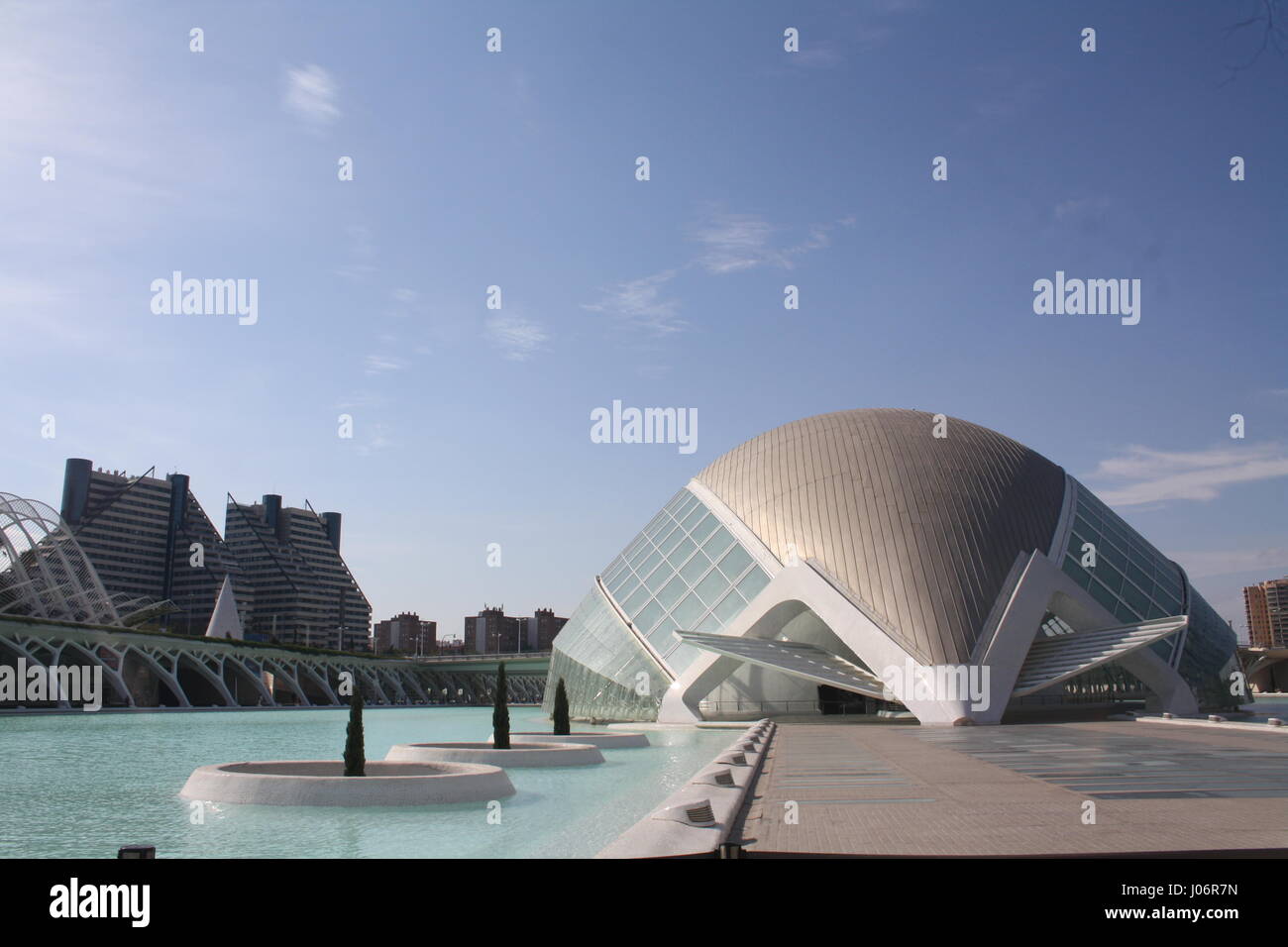 The Hemisferic, City of Arts and Sciences, Valencia, Spain Stock Photo ...