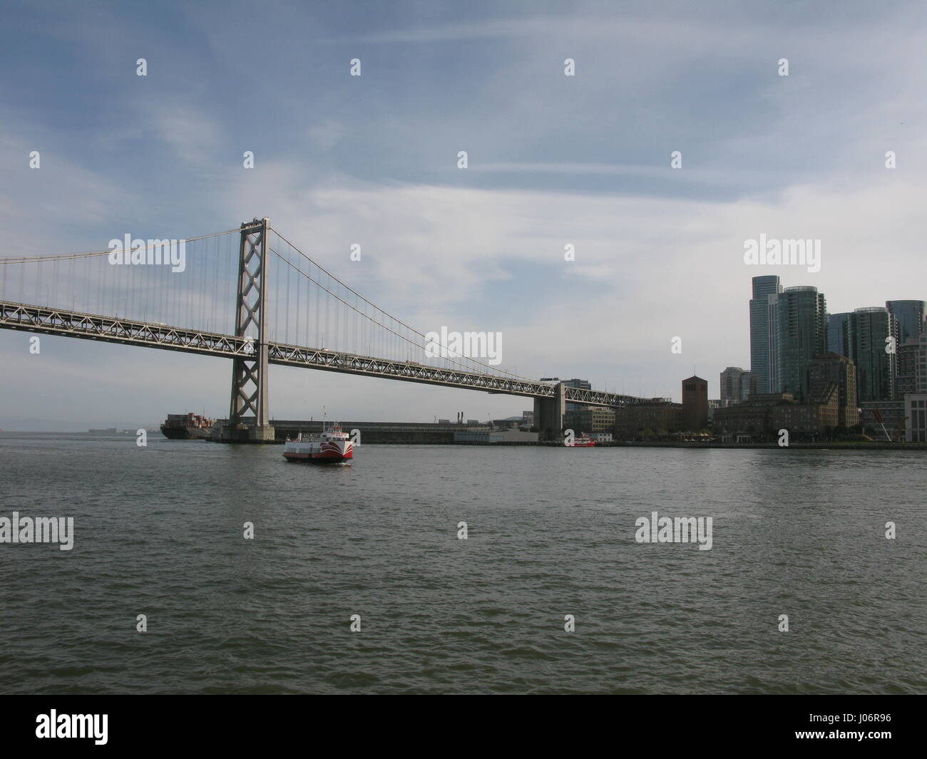 Bay Bridge, evening, San Francisco Stock Photo - Alamy